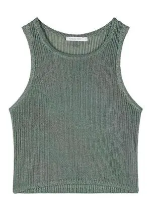 Patrizia Pepe Sleeveless Knit Top - Green