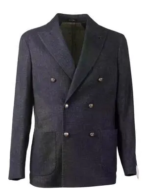 BRERA Double-breasted Jacket - Blue