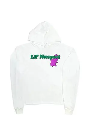 VLONE Graphic Print Hooded Sweatshirt - White