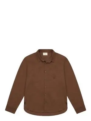 CALIFORNIA INCLINE Oversized Button-down Shirt - Rich Umber