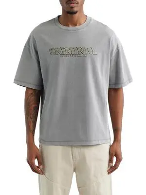 CRIMINAL DAMAGE Statute Graphic T-shirt