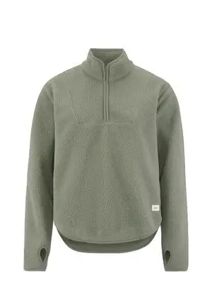 CRAFT High Pile Fleece Half Zip Pullover - Leaf