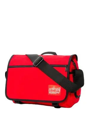 MANHATTAN PORTAGE Delancey Messenger Bag - Red