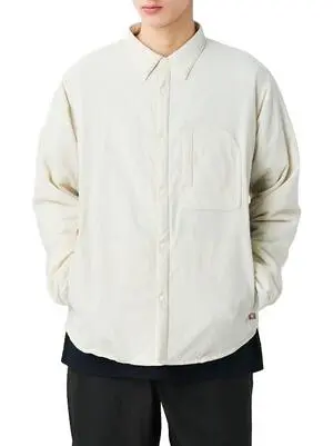 SNOW PEAK Flexible Insulated Water Repellent Shirt Jacket - Ecru