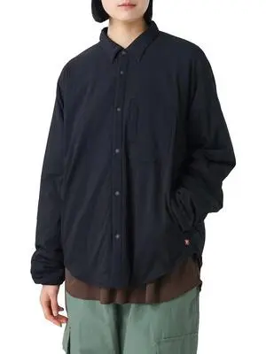 SNOW PEAK Flexible Insulated Water Repellent Shirt Jacket - Black