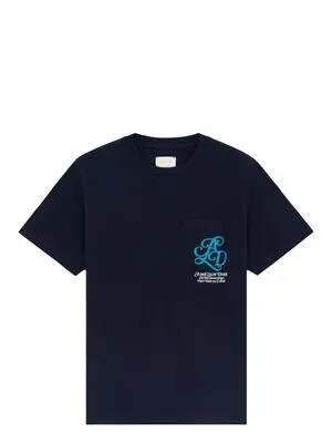 Aimé Leon Dore Monogram Pocket T-Shirt Blue