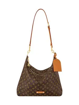 LOUIS VUITTON Vagabond Hobo Monogram Canvas Brown