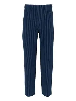Issey Miyake Tailored Pleats Pants - Blue