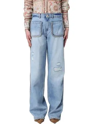 Just Cavalli Wide Leg Jeans - Blue