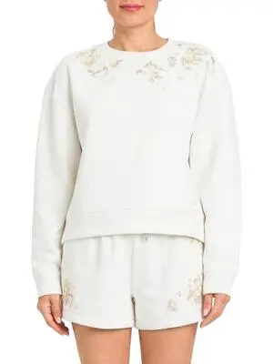 TWINSET Embellished Crewneck Sweatshirt