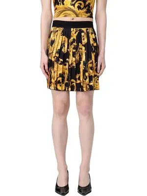 Versace Pleated Mini Skirt - Black