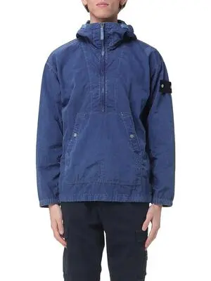 Stone Island Hooded Jacket - Denim