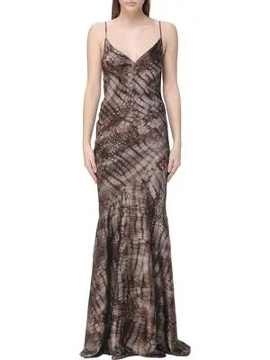Elisabetta Franchi Maxi Dress - Brown