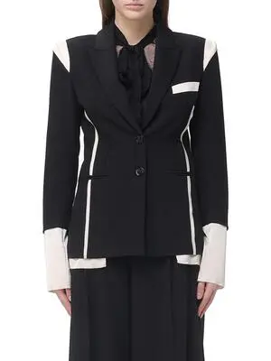 Patrizia Pepe Single-breasted Jacket - Black