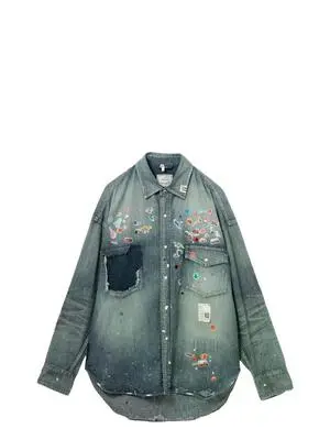 Mihara Yasuhiro Graphic-print Hoodie - Grey