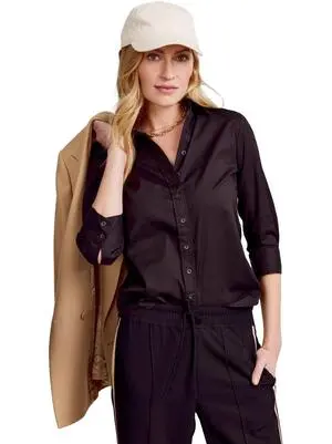 THE SHIRT BY ROCHELLE BEHRENS The Shirt By Rochelle Behrens 3/4 Sleeve Icon Shirt