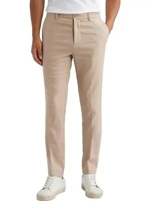 Bugatchi Aerolinen Linen Blend Chinos - Desert