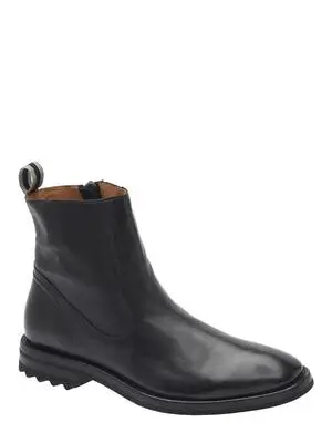 John Varvatos Freeman Zip Boot - Black