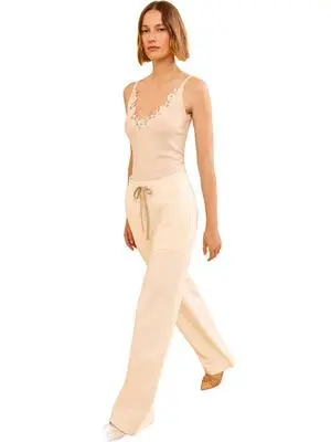 Ulla Johnson Calden Terry Pants - Creme
