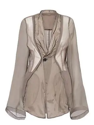 Rick Owens Stag Sheer Nylon Jacket - Dust