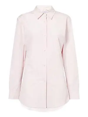 Gabriela Hearst Reyes Relaxed Cotton Shirt - Blush