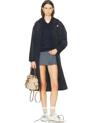 Miu Miu Long Coat - Bleu