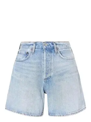 AGOLDE Dame Denim Shorts - Mid Denim