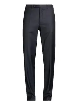 Canali Tailored Wool Tapered Pants Blue