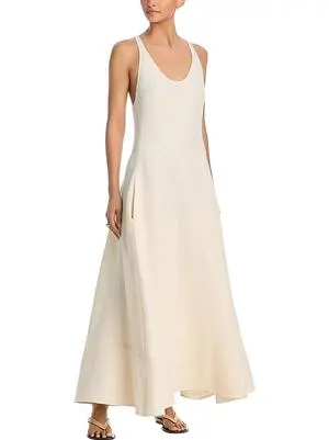 TOTEME Sculpted Cotton Dress - Ecru