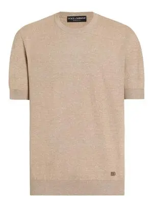 Dolce & Gabbana Linen Blend Pullover - Multicolor