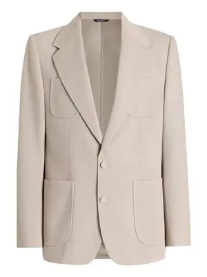 Dolce & Gabbana Portofino Wool Jacket - Beige
