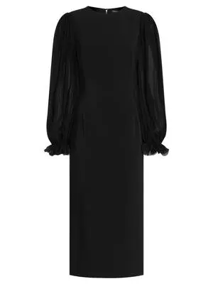 Dolce & Gabbana Structured Cady Dress - Black