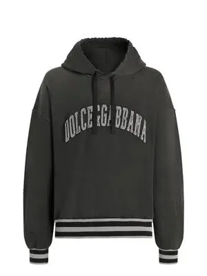 Dolce & Gabbana Hooded Sweatshirt With Print - Multicolor