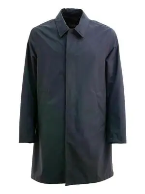 Herno Point-Collar Coat Neutrals