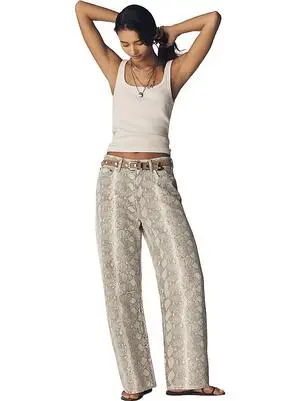 Citizens Of Humanity Miro High-rise Tapered Jeans - Python