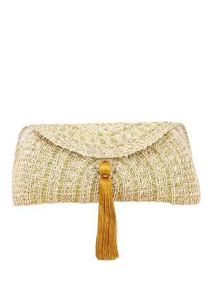 FLORABELLA Navagio Abaca Clutch - Neutral