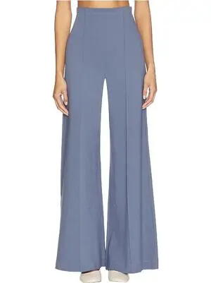 RIPLEY RADER Ponte Knit Wide Leg Pants - Blue