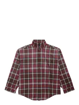 Balenciaga Zip-up Shirt - Red