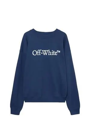 Off-White Bookish Skate Sweatshirt - Dark Blue/white