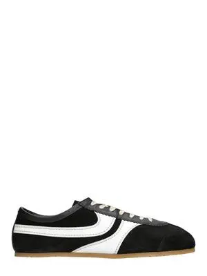 Dries Van Noten Suede Low-top Sneakers - Black