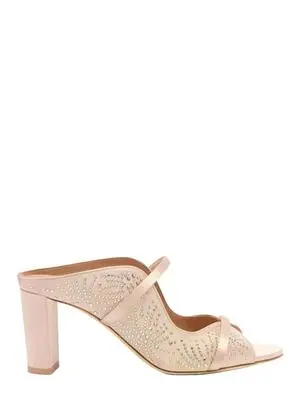 MALONE SOULIERS Norah Crystal-embellished Sandals - Pink
