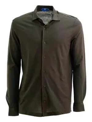 KIRED Buttoned Polo Shirt Brown