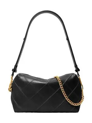 Tory Burch Fleming Soft Leather Crossbody - Black