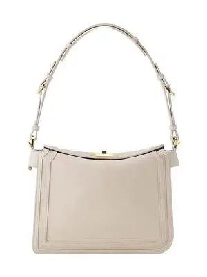 LANVIN Small Asymmetrical Leather Bag Plaster