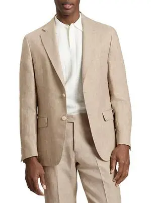 Ted Baker London Winfred Linen Modern Fit Suit Jacket - Sand