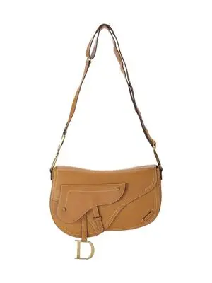 Dior Calfskin Saddle Messenger - Brown