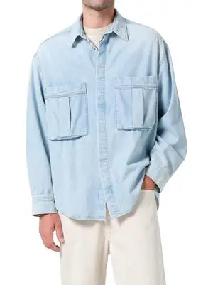 AGOLDE Clark Denim Button-up Shirt Jacket