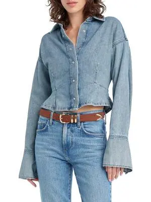 FAVORITE DAUGHTER Favorite Daughter The Eyes On Me Denim Shirt