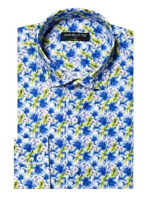 MASUTTO Yoma Print Button-up Long Sleeve Shirt - Multicolor