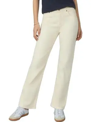 LOLA DENIM Denver High-rise Straight Jeans - Raw